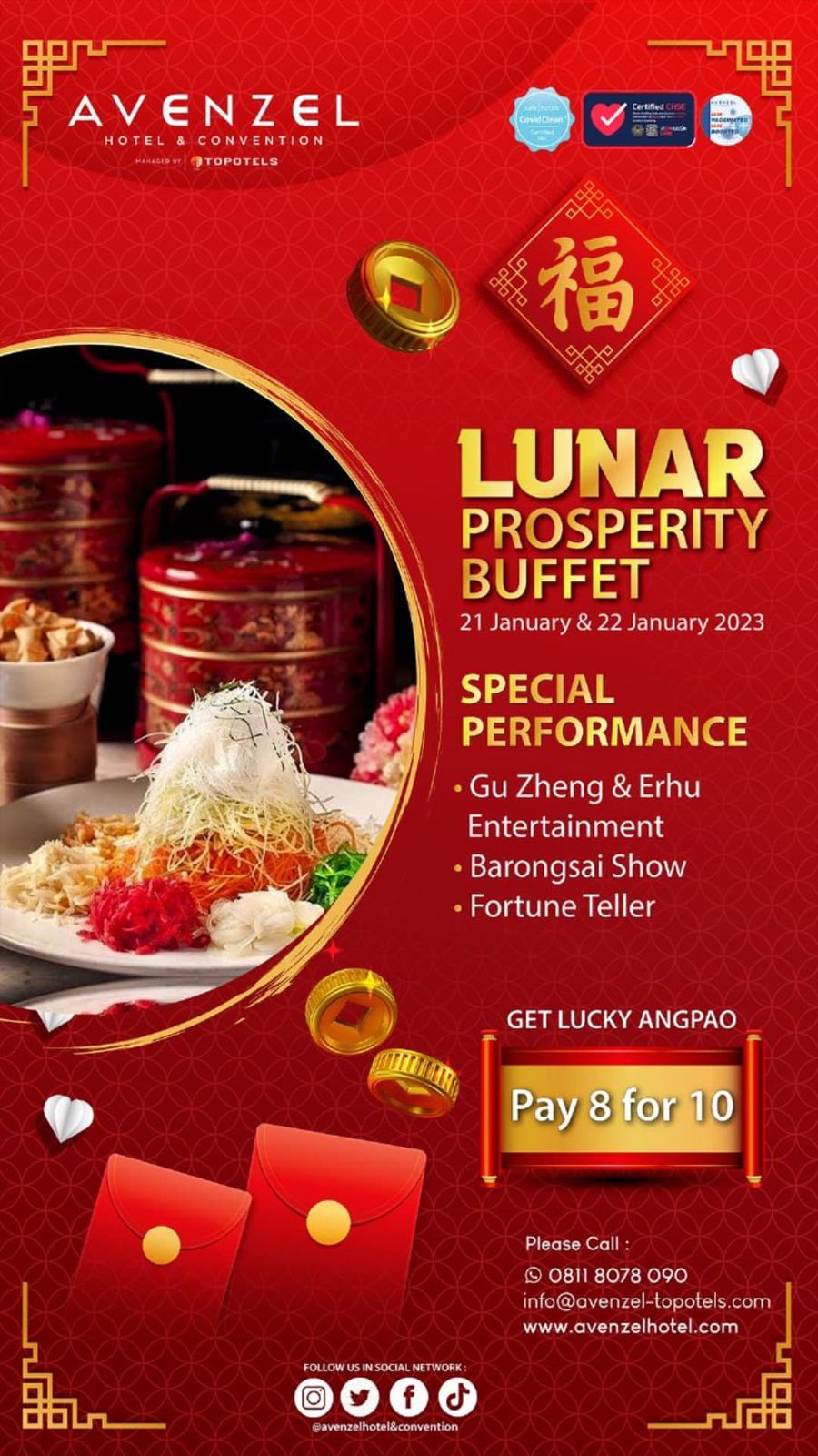 Rayakan Tahun Baru Imlek di Avenzel Hotel and Convention | Avenzel Hotel & Convention